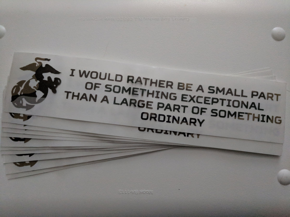 EXCEPTIONAL USMC KISS CUT DECAL – hellhoundapparel.com